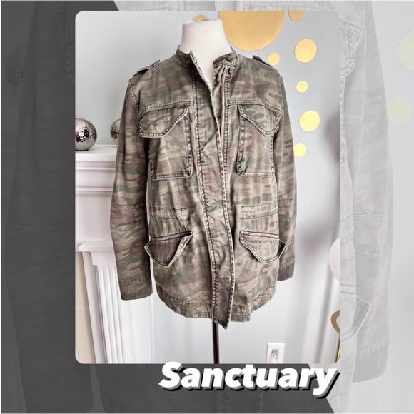 Sanctuary | Jackets & Coats | Sanctuary For Anthropologie Camo Jacket ...